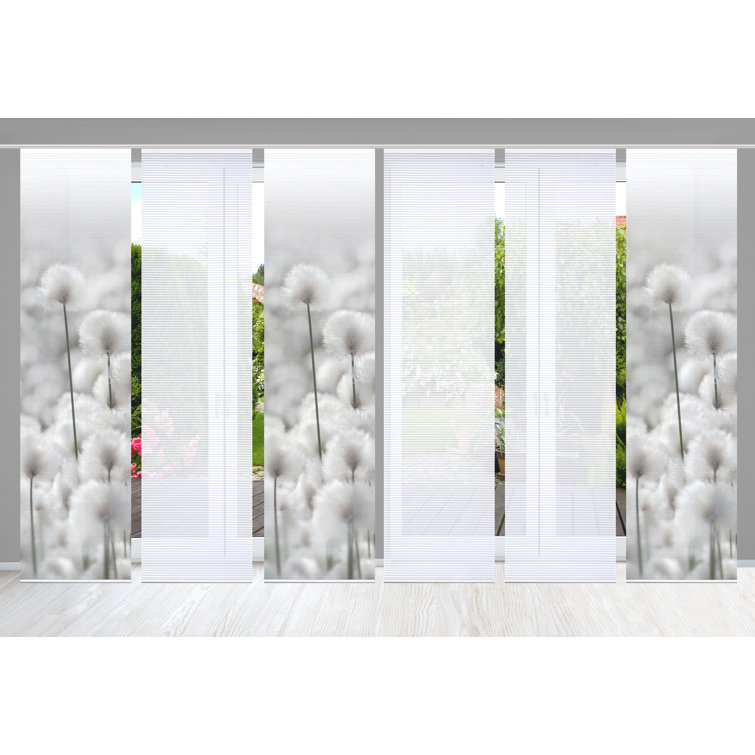 East Urban Home Polyester Semi Sheer Track Insert Sliding Panel ...