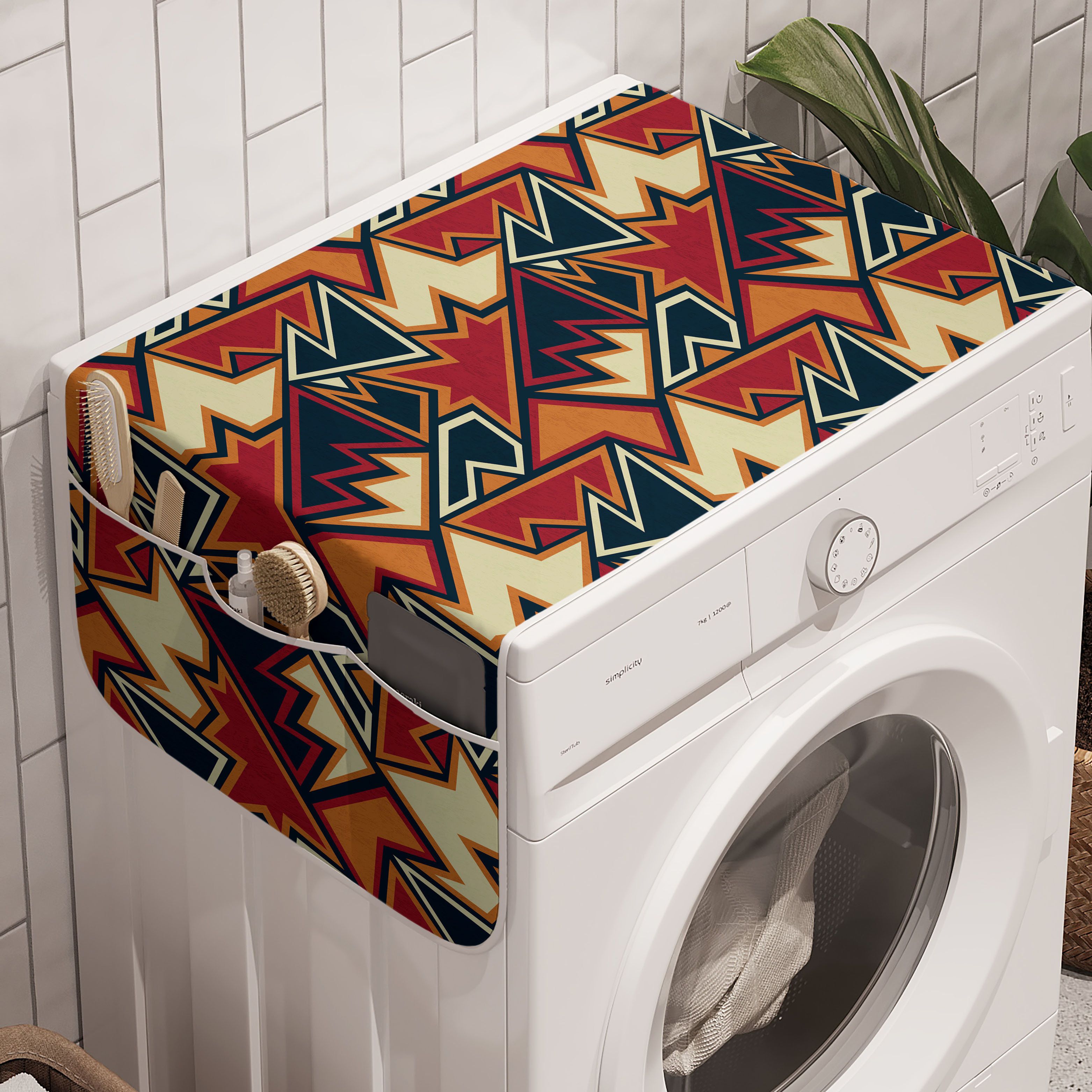 East Urban Home Mexican Washing Machine Organizer Pack of 2 47" x 18.5 ...