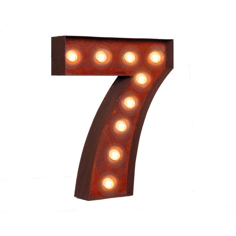 17 Stories Number 12" LED Marquee Sign & Reviews | Wayfair