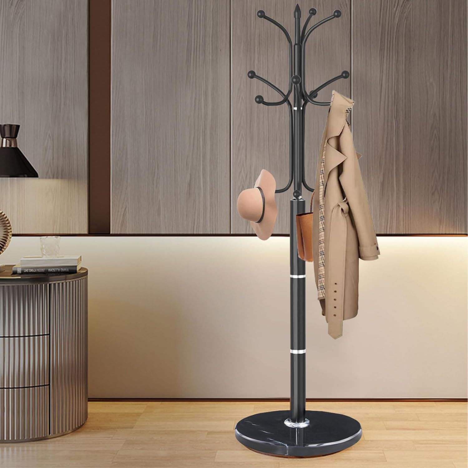 Lark Manor™ Modern Metal Coat Rack Stand, Coat Rack Freestanding With ...