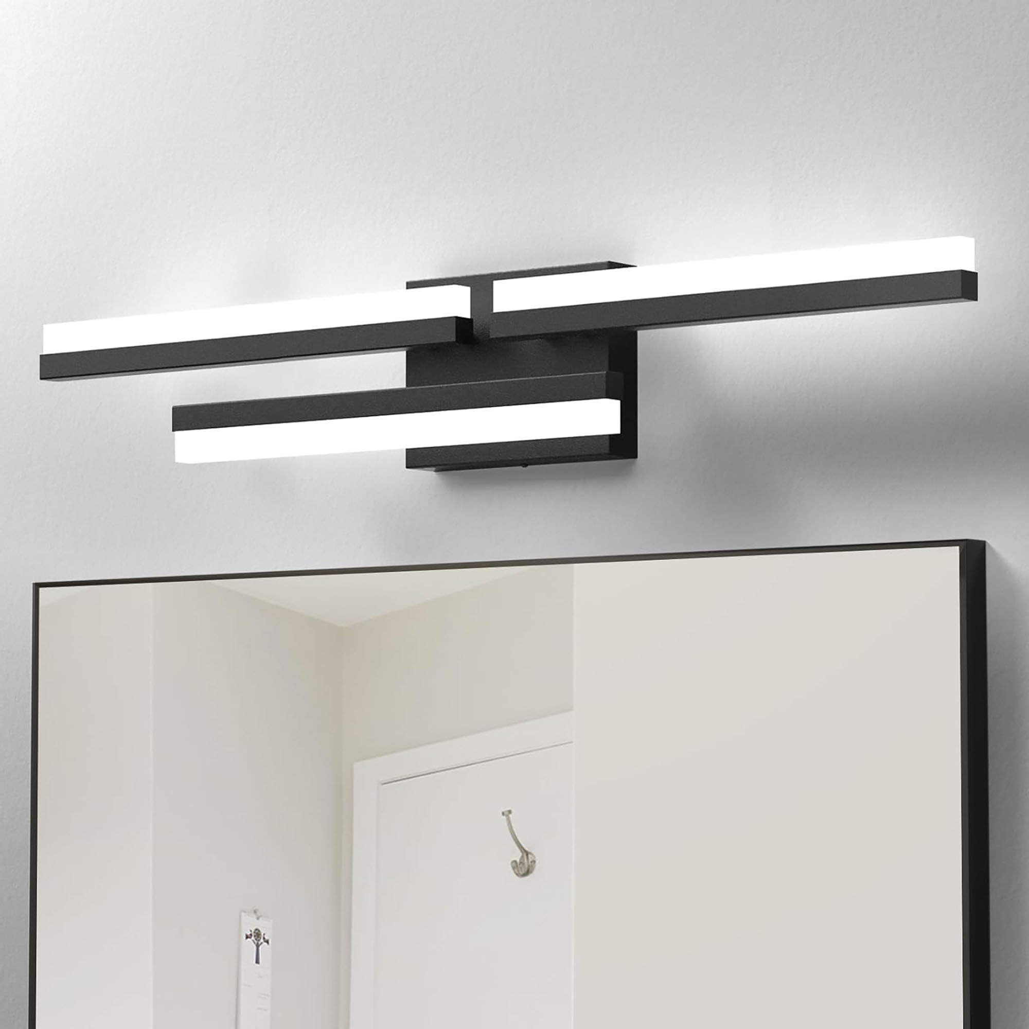 Ivy Bronx Modern Vanity Lights, Black Bathroom Light Fixture For ...