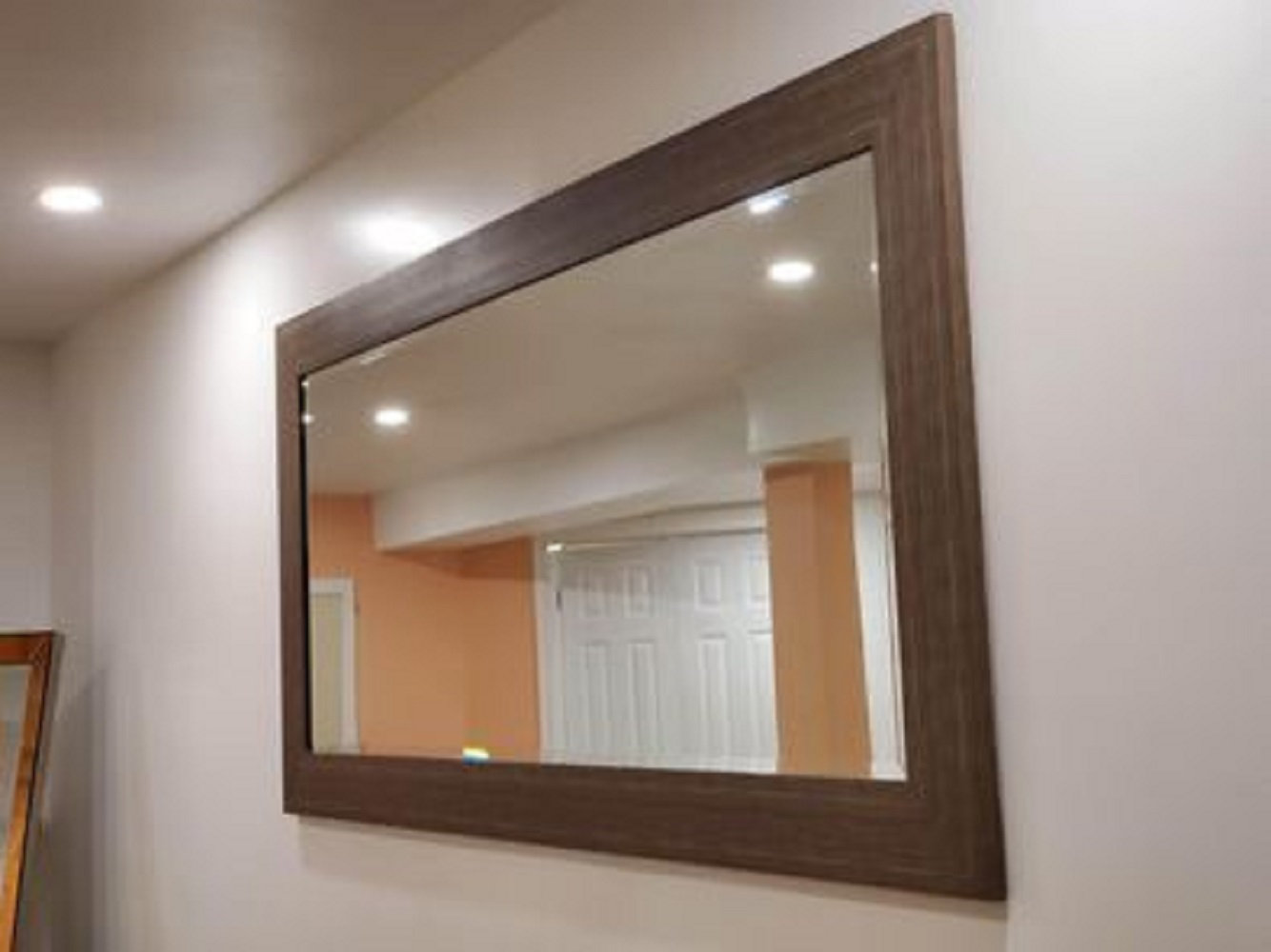 Gracie Oaks Curtus Wood Framed Wall Mounted Full Length Mirror | Wayfair
