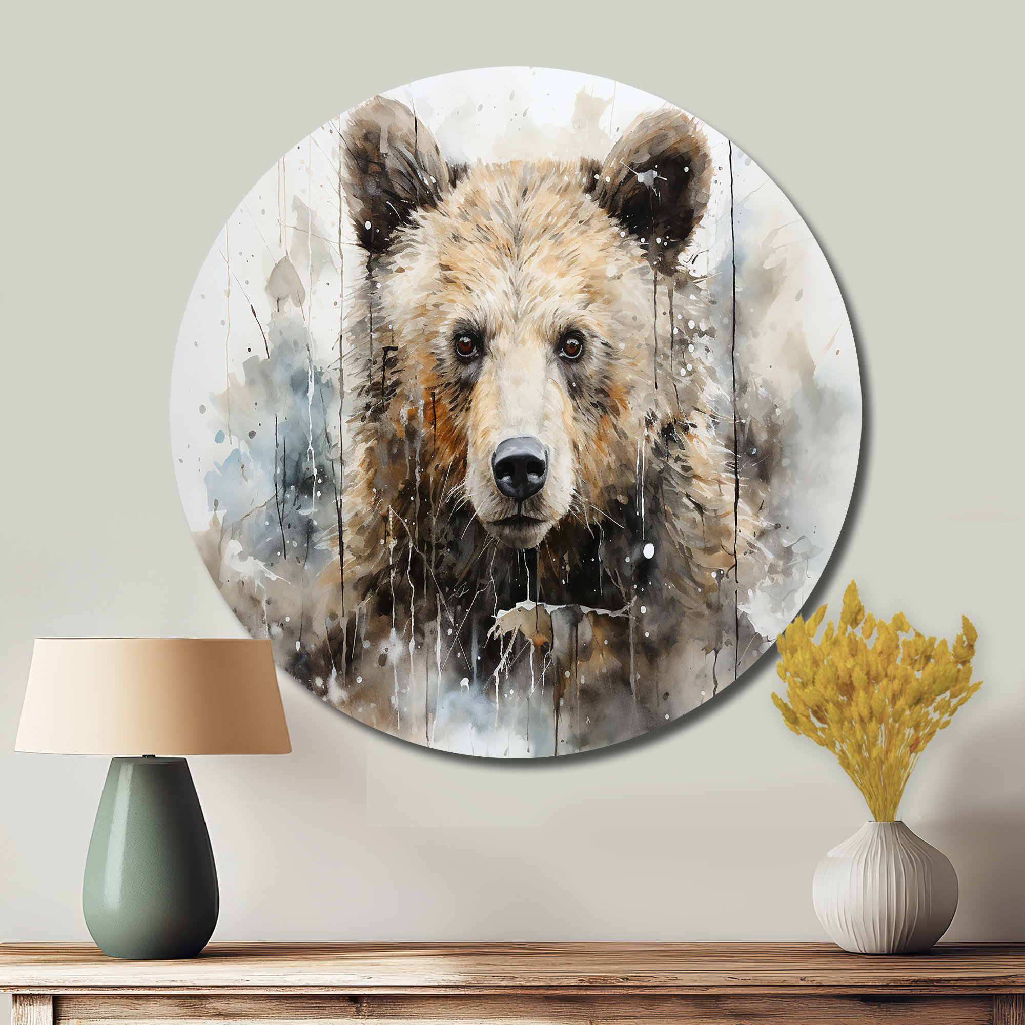 Millwood Pines Gervis - Abstract Round Metal Art - Wayfair Canada