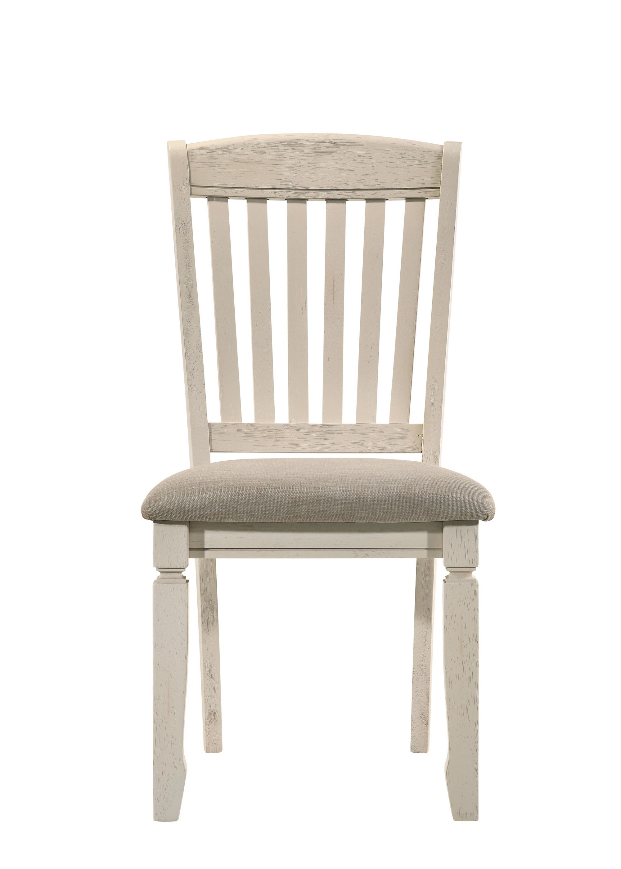 One Allium Way® Two Side Chairs With Upholstered Seat And Slatted Back ...