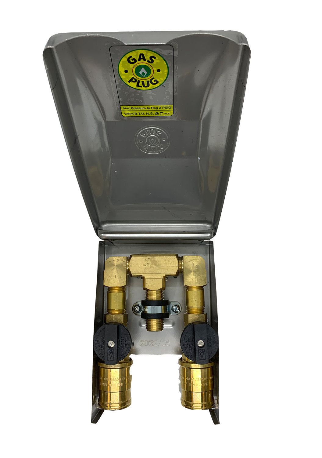 Burnaby Manufacturing Ltd 1/2" Double Gas Plug Bottom Inlet - Wayfair ...