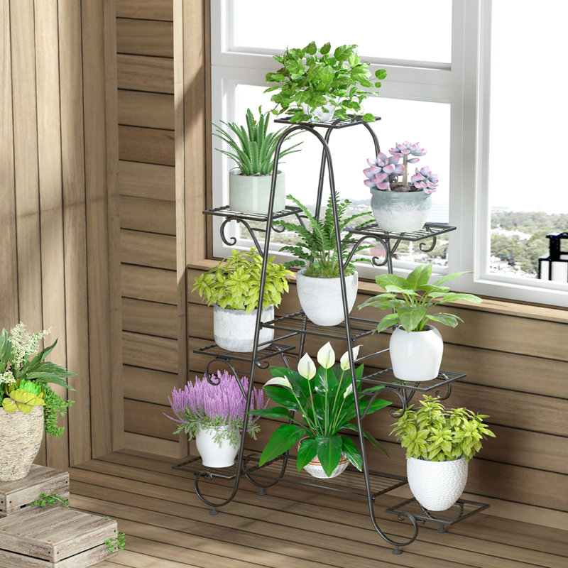Winston Porter Mantua Free Form Multi-Tiered Plant Stand & Reviews ...
