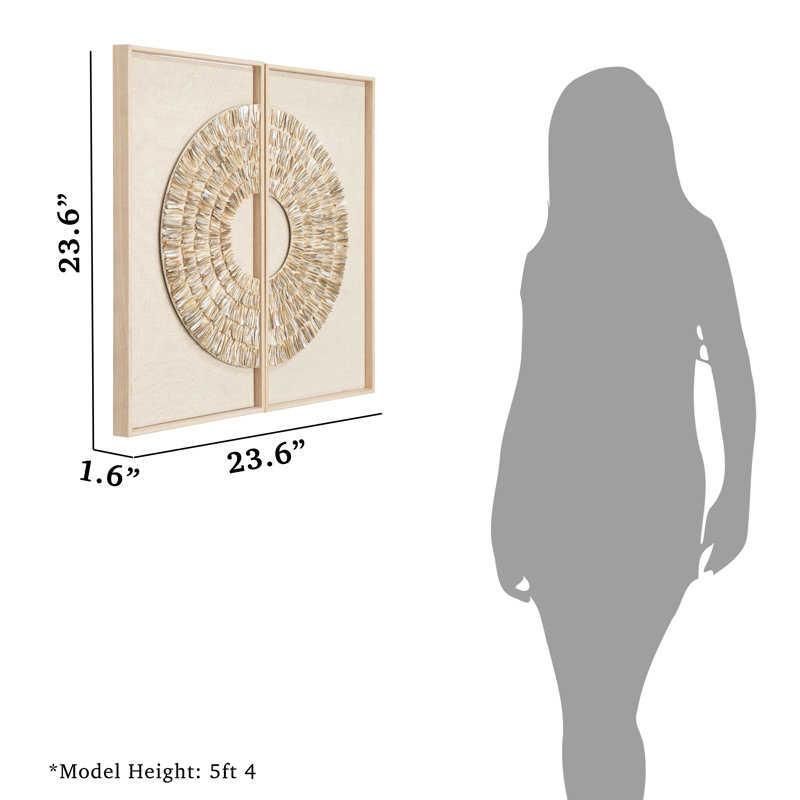 Dovecove 2 Wall Decor Set | Wayfair
