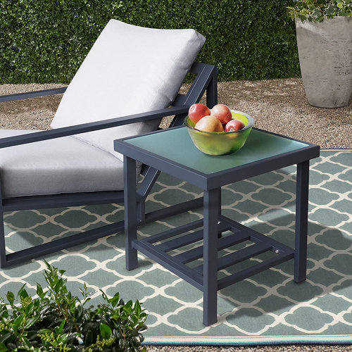 Metal Patio Side Tables You'll Love | Wayfair
