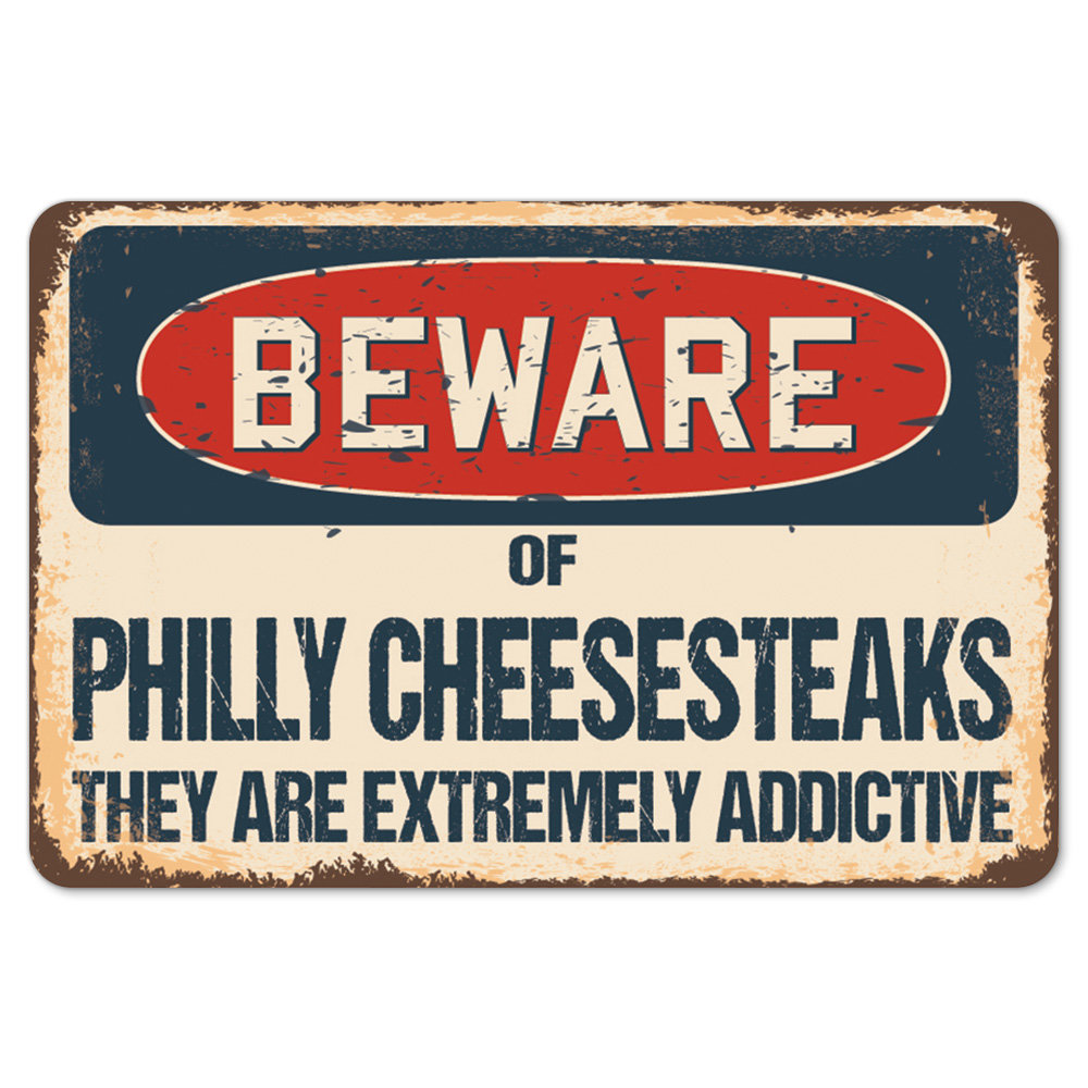 SignMission Decal-Philly Cheesesteaks They Ar_Beware Of Philly ...