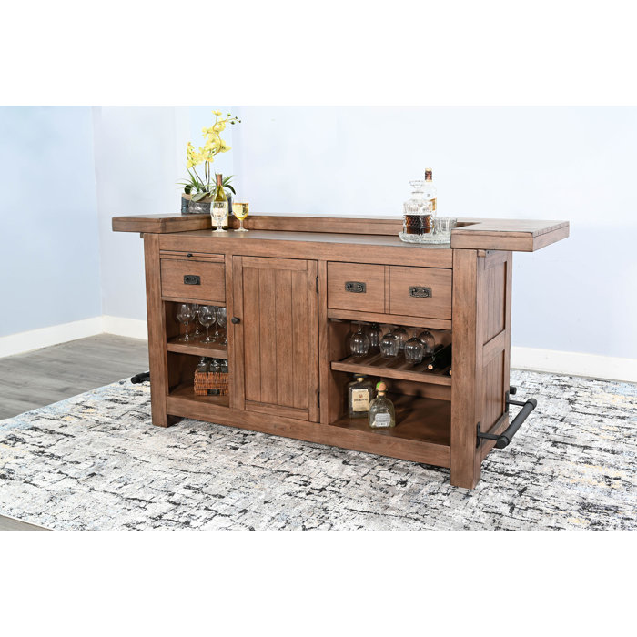 August Grove® Gridley 80'' Home Bar & Reviews | Wayfair