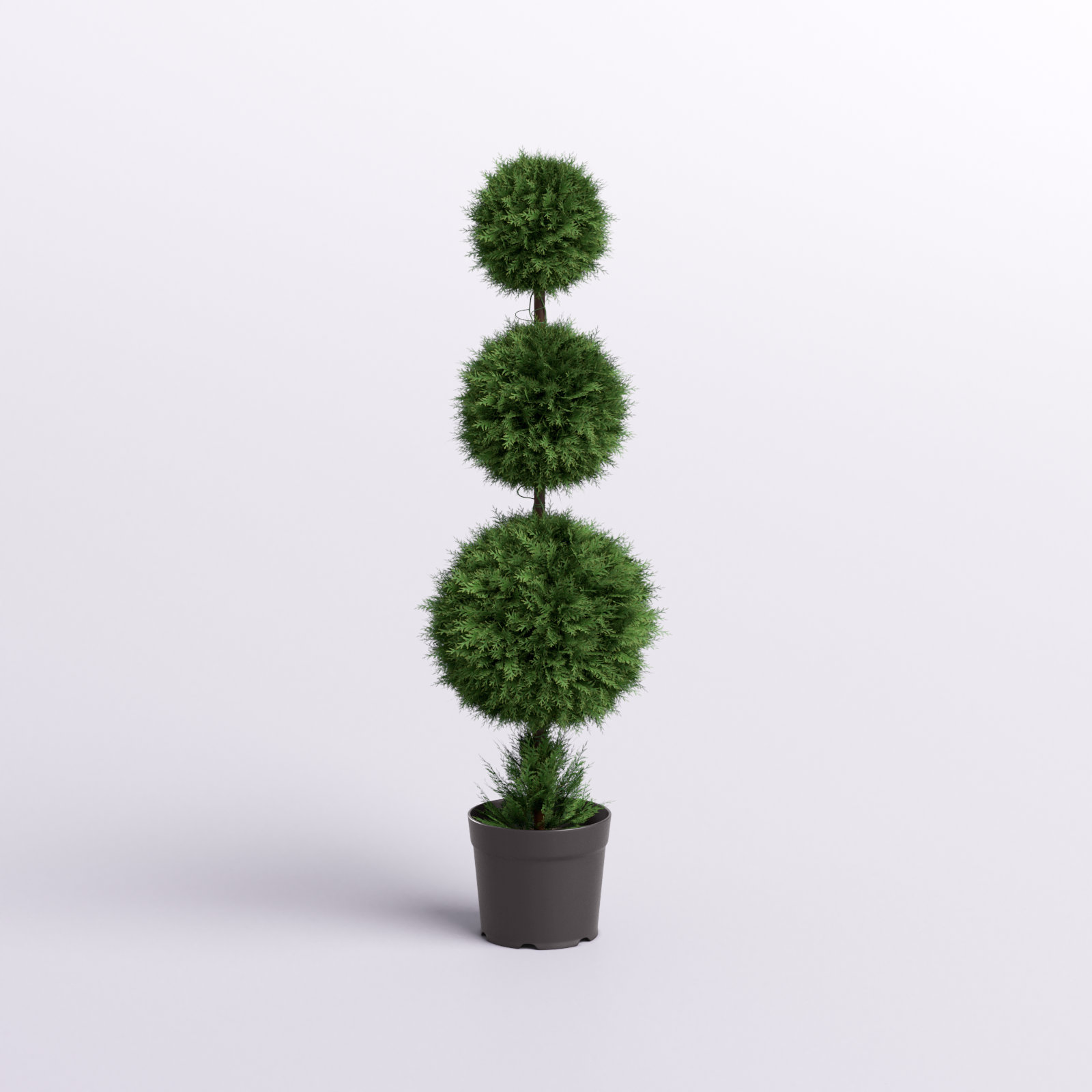 Freeport Park® 4' Artificial Triple Ball Green Cedar Topiary. & Reviews ...