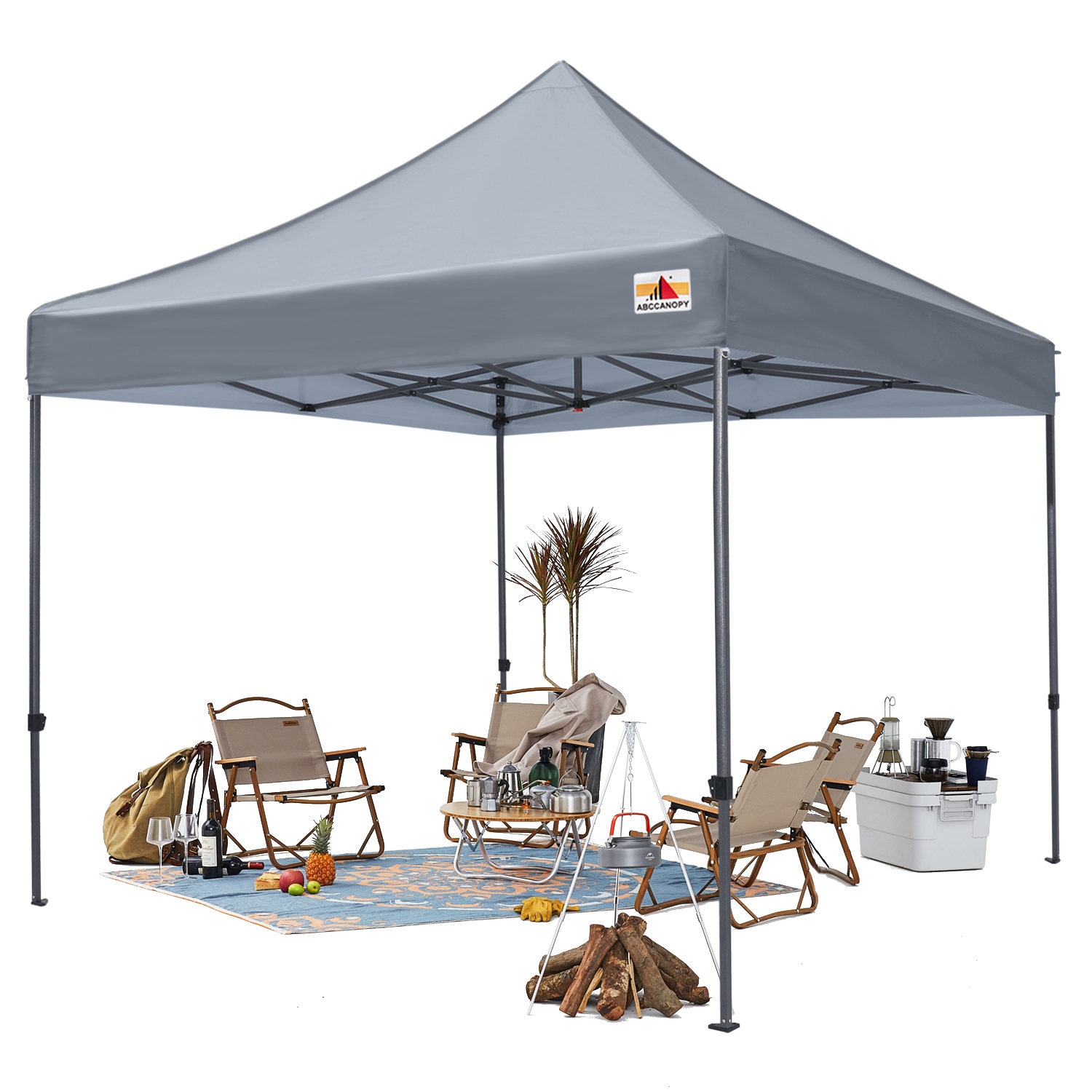 ABCCANOPY Commercial 10 Ft. W x 10 Ft. D Metal Pop-Up Canopy The Pop Up ...