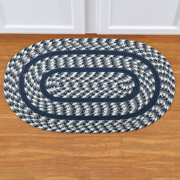 August Grove® Tonal Country Cottage Braided Accent Rug | Wayfair