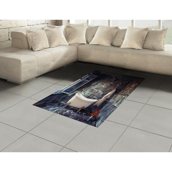 Williston Forge Wykoff Flatweave Black/Red Rug | Wayfair.co.uk