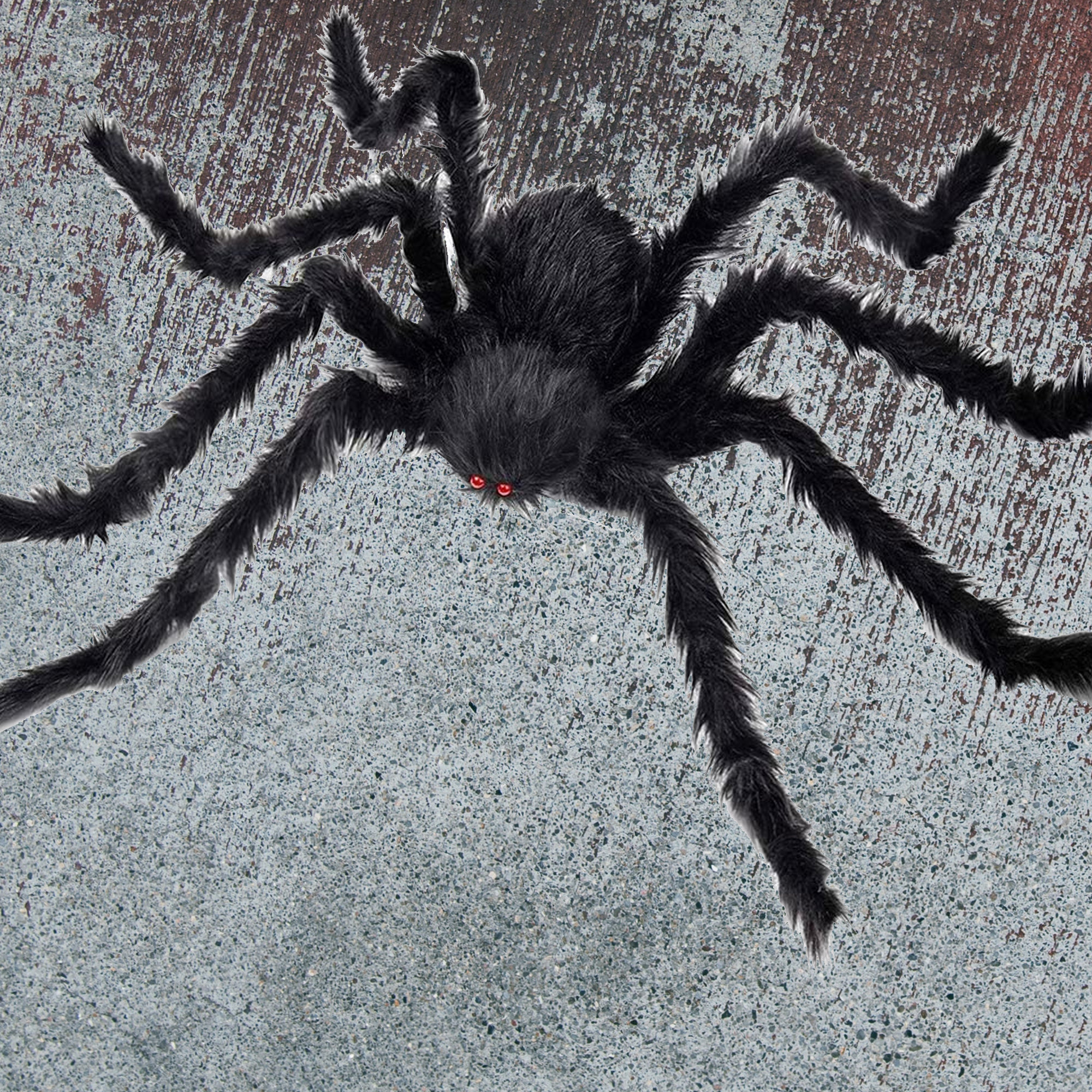 The Holiday Aisle® Halloween Gigantic Hairy Scary Fake Spider ...