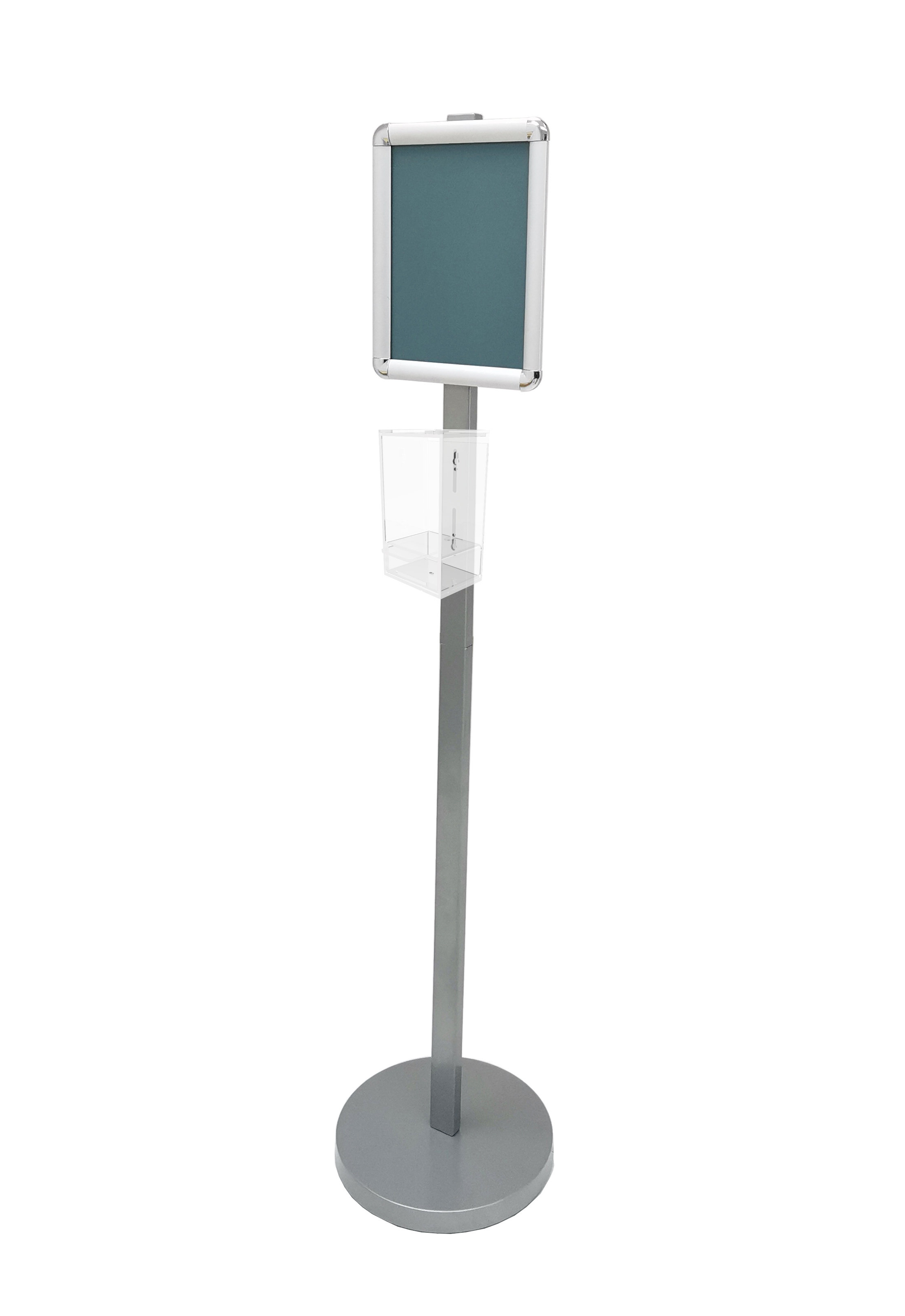 Fixturedisplays® Floor Standing Signage Frame 8.5X11" Media Size With ...