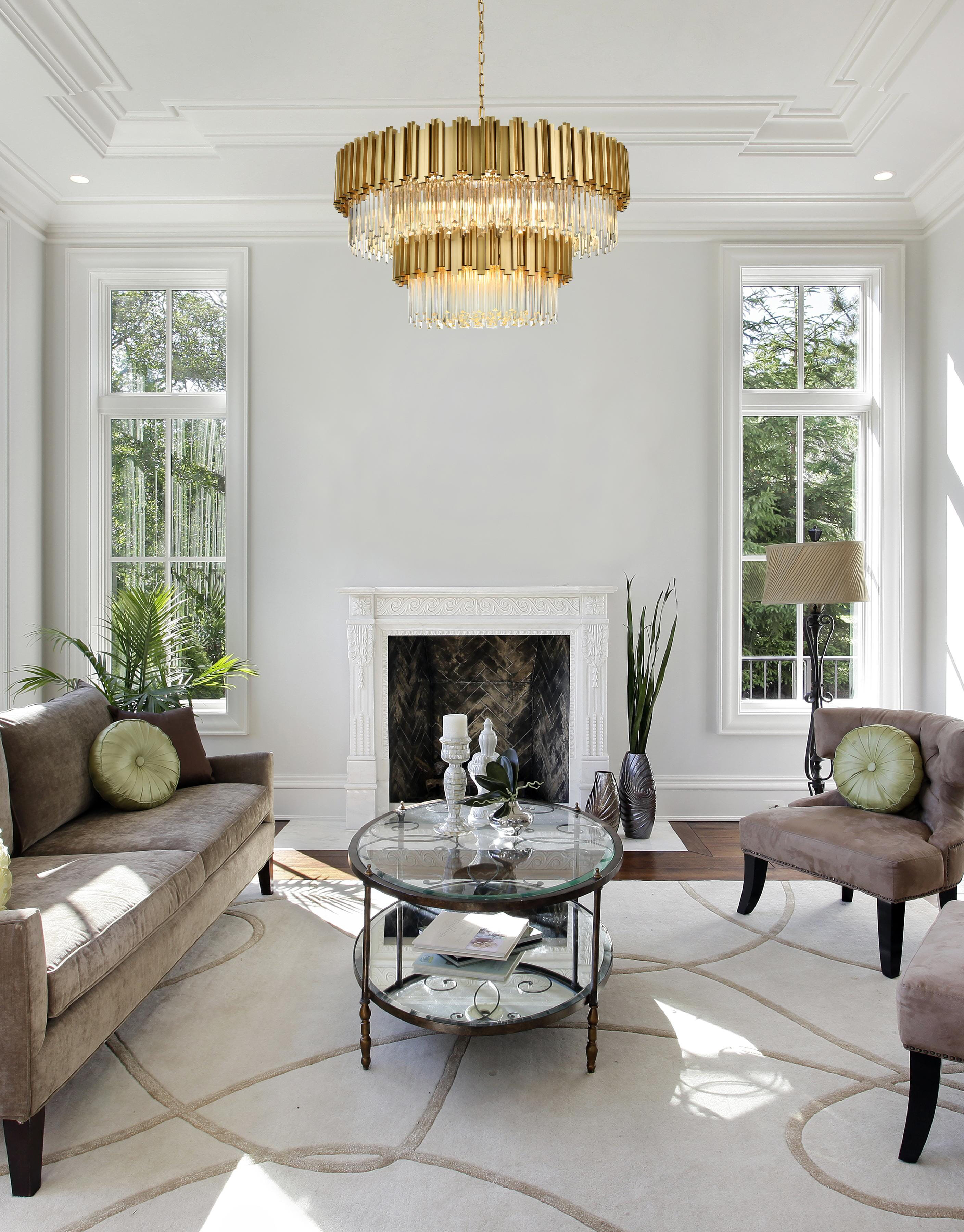 Everly Quinn Lenora 40 inch Chandelier | Wayfair