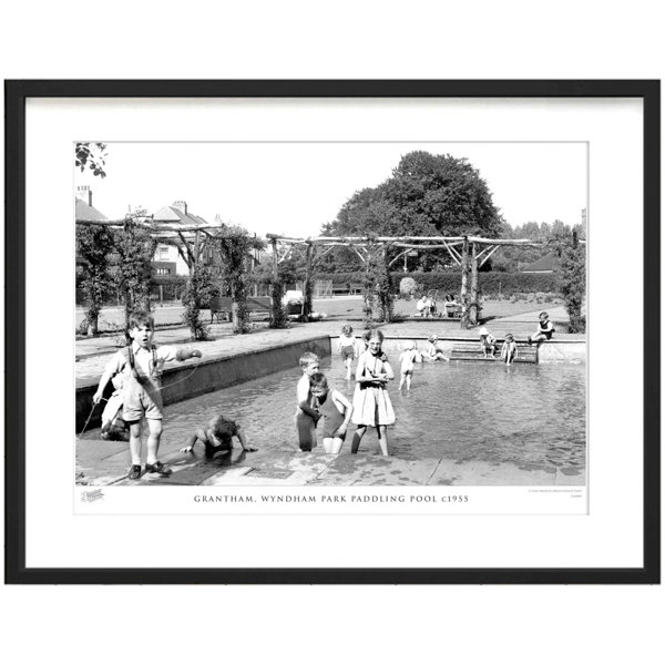The Francis Frith Collection Grantham, Wyndham Park Paddling Pool C1955 ...