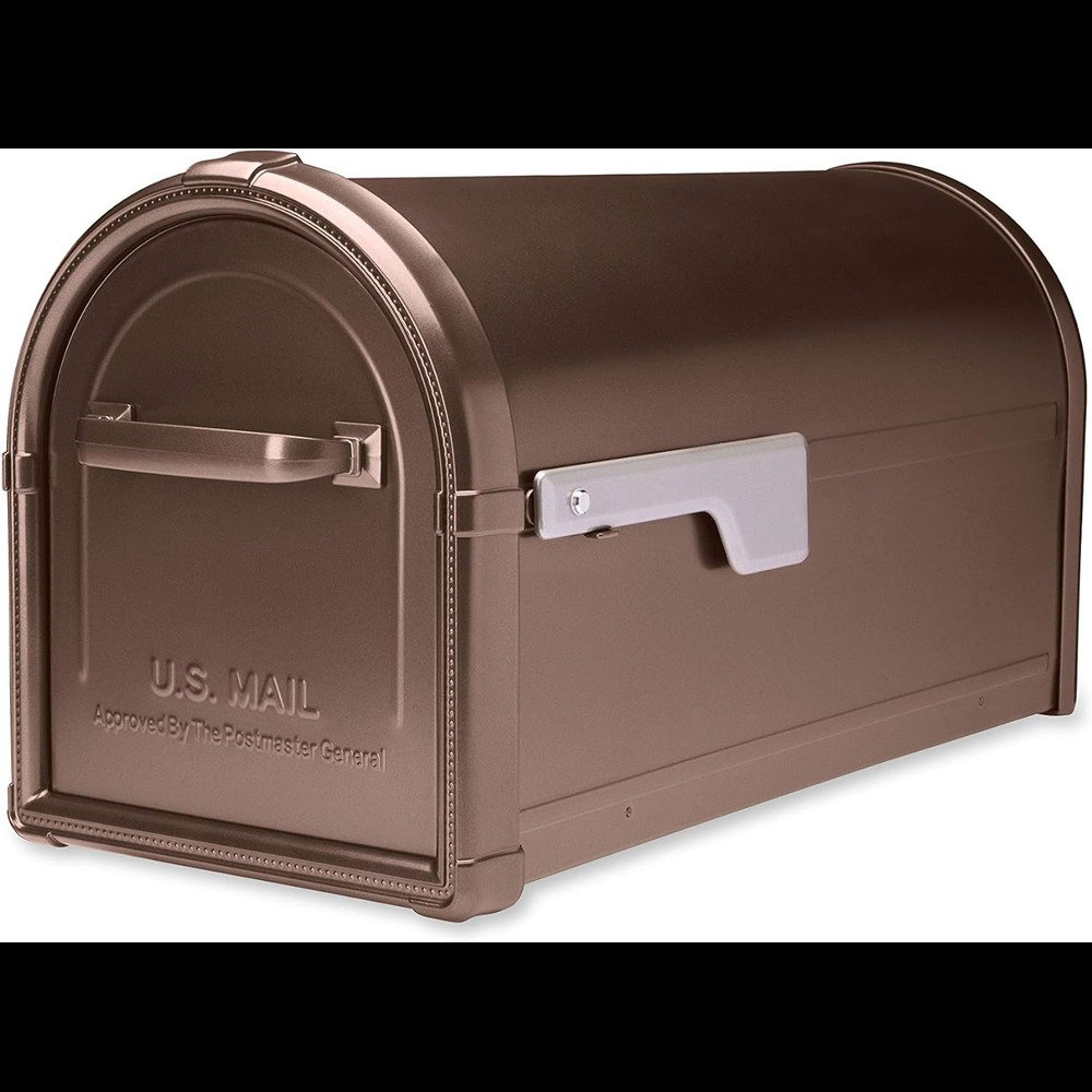 Cozy Oasis Metal Post Mounted Mailbox | Wayfair