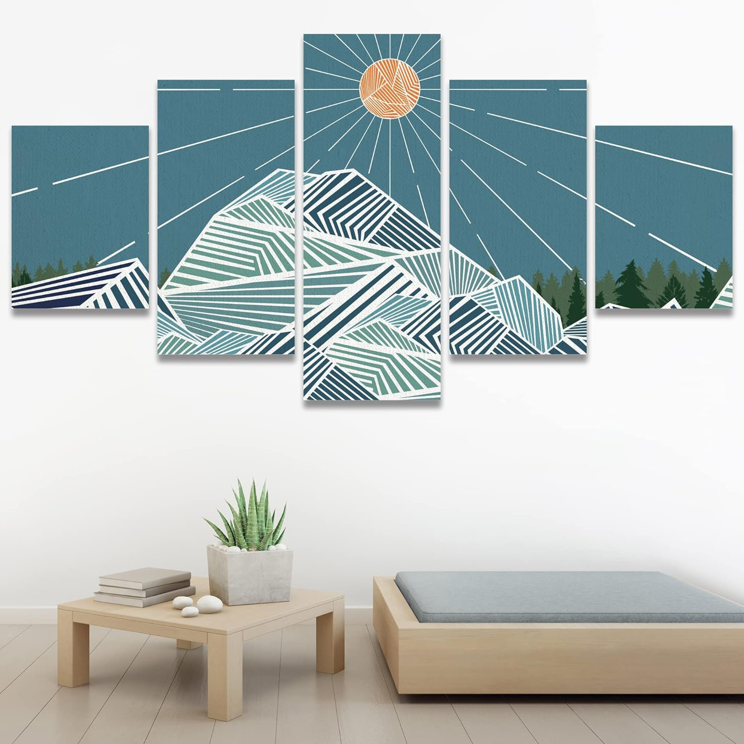 teal side table the range