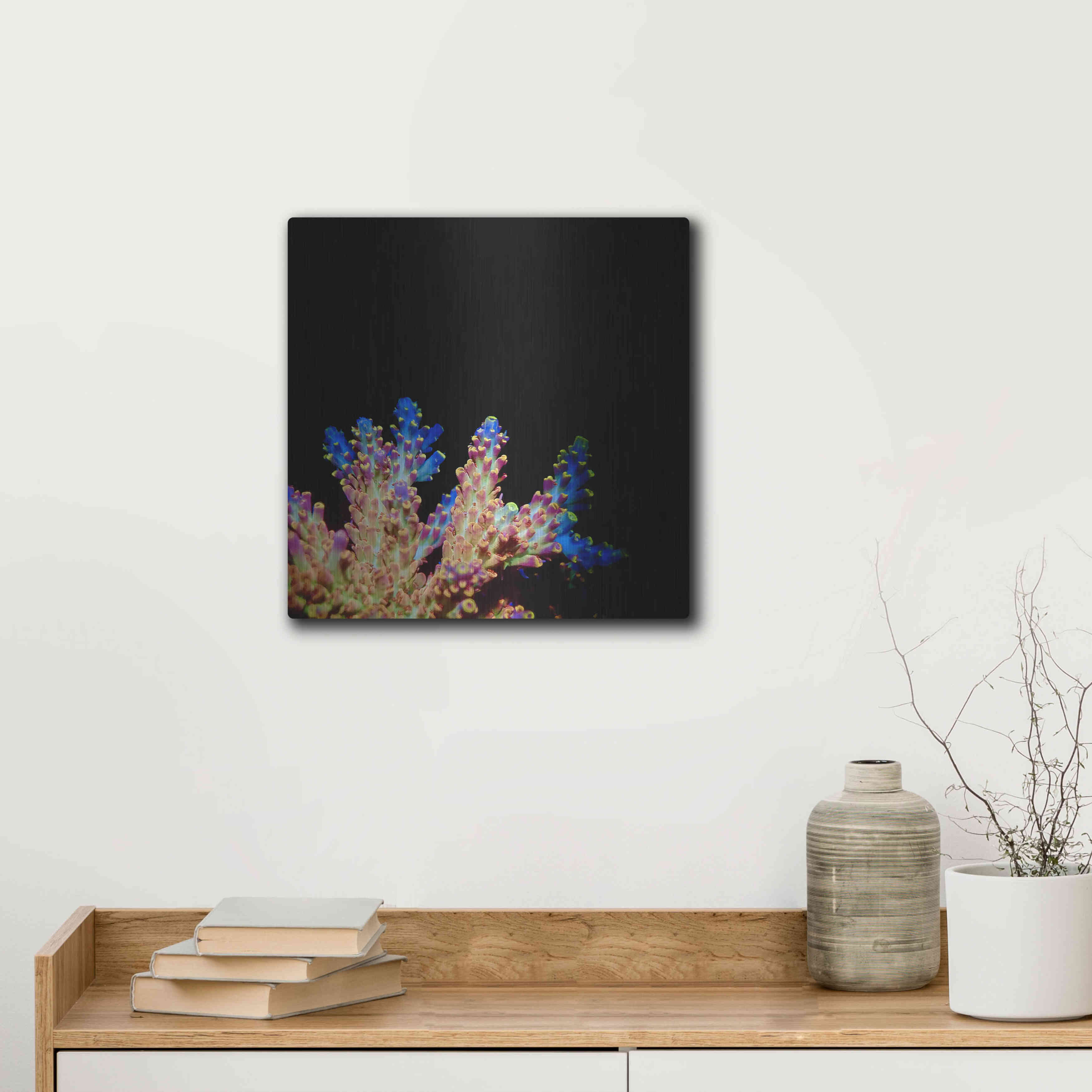 Highland Dunes Coral Reef' Metal Wall Art | Wayfair