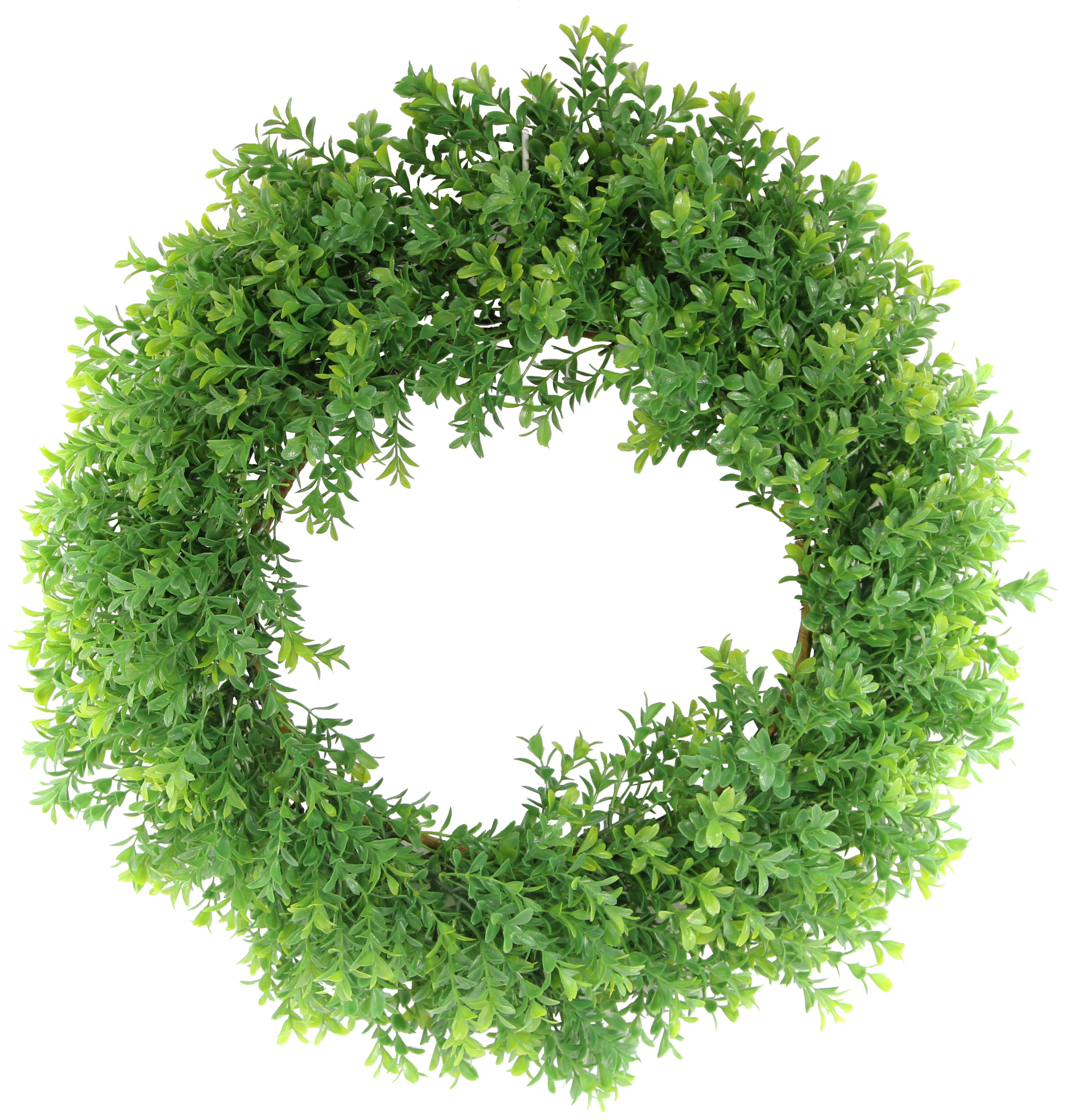 Gracie Oaks Fresh 19" Plastic Wreath | Wayfair