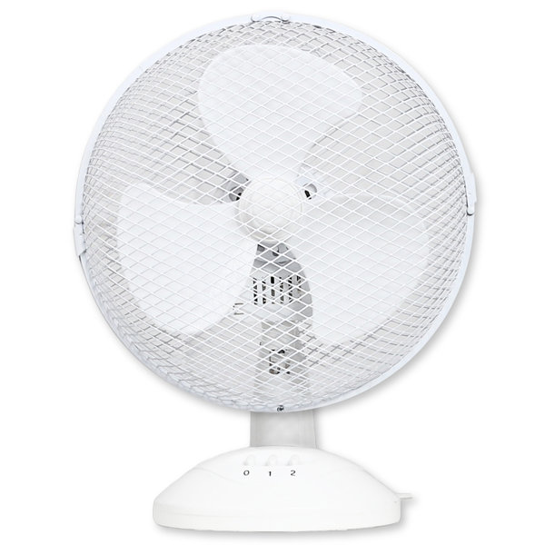 Metro Lane Excel 9" Table Desk Fan Adjustable Tilt Head With 2 Speed ...