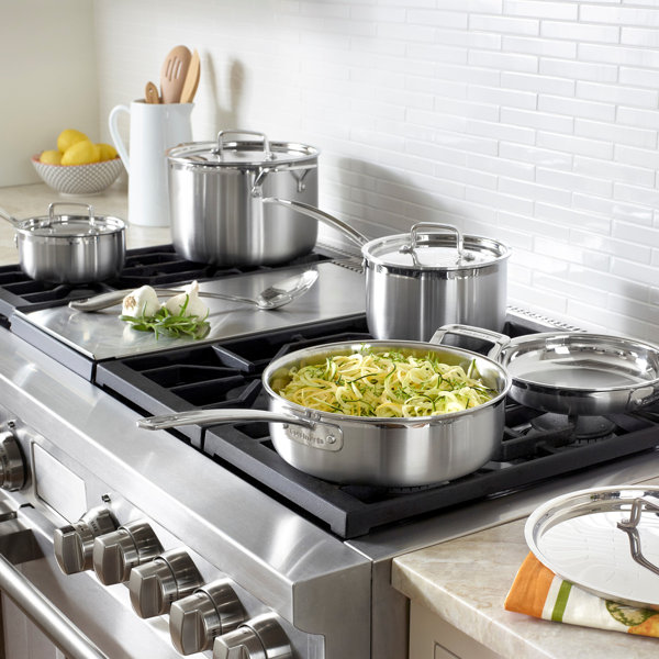 Cuisinart Multiclad Pro 12 Piece Stainless Steel Cookware Set & Reviews ...