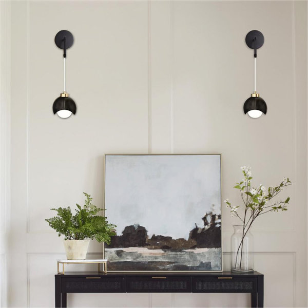 Mercer41 Seeba 1 - Light Sphere Chandelier Ceiling Light with Lampshade ...