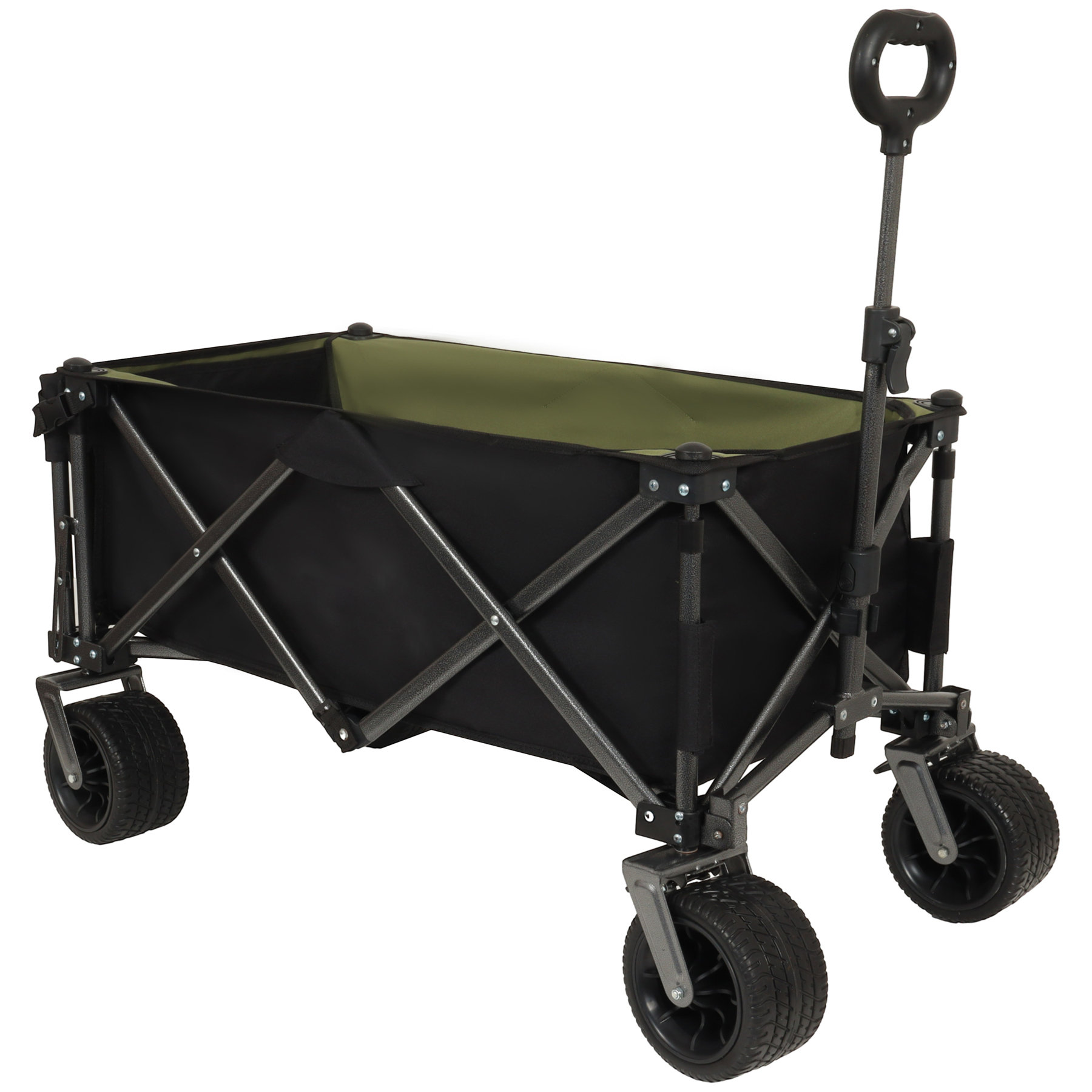 XINYUEHE Chariot pliant pliable extra long de 300 L et 49 po avec hayon ...