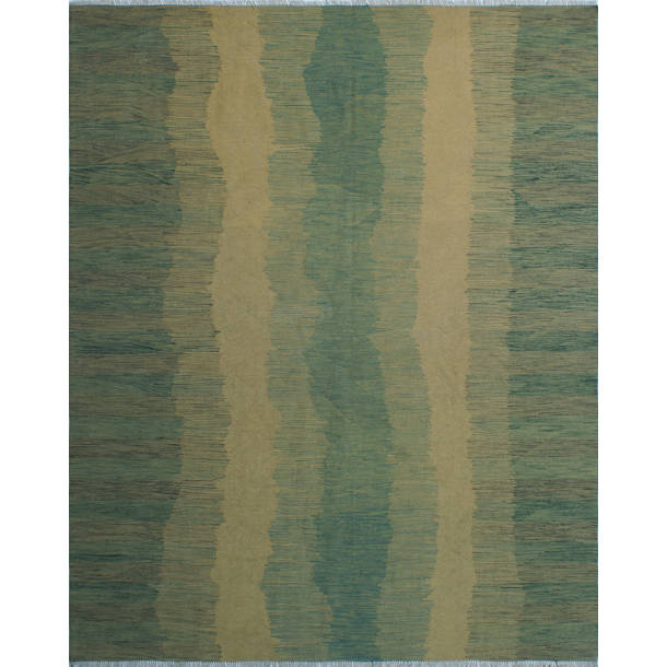 Foundry Select Benge Hand Knotted Wool Geometric Rug | Wayfair