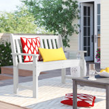 White Outdoor Benches You'll Love | Wayfair