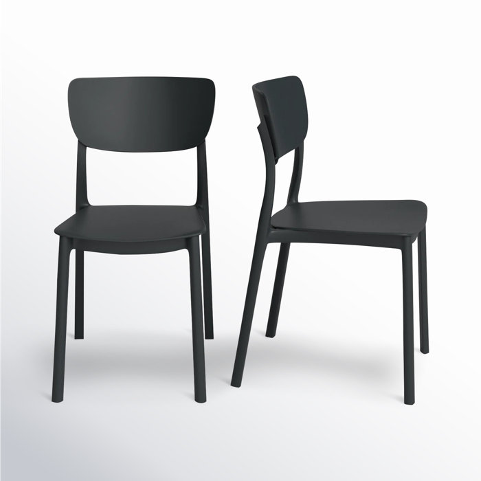 AllModern Farrah Outdoor Stacking Dining Side Chair & Reviews | Wayfair