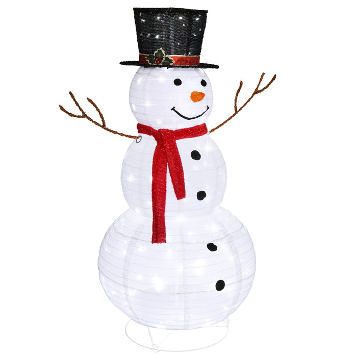 The Holiday Aisle® Snowman Lighted Display | Wayfair