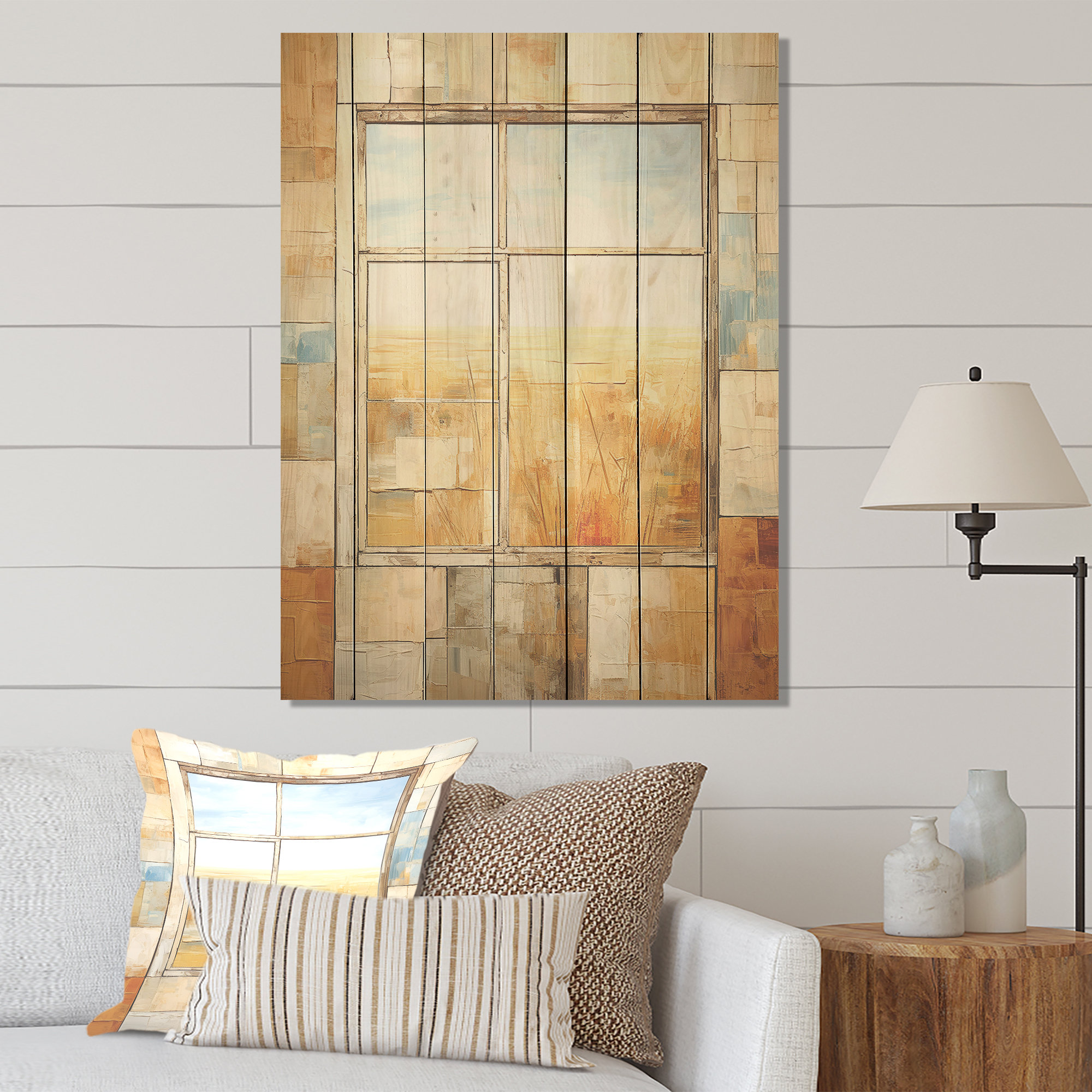 August Grove® Cubist Countryside Farm Windows II - Farmhouse Windows On ...