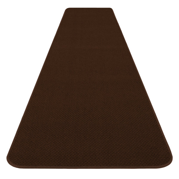 Ebern Designs Skid-Resistant Carpet Runner - Chocolate Brown - Many ...