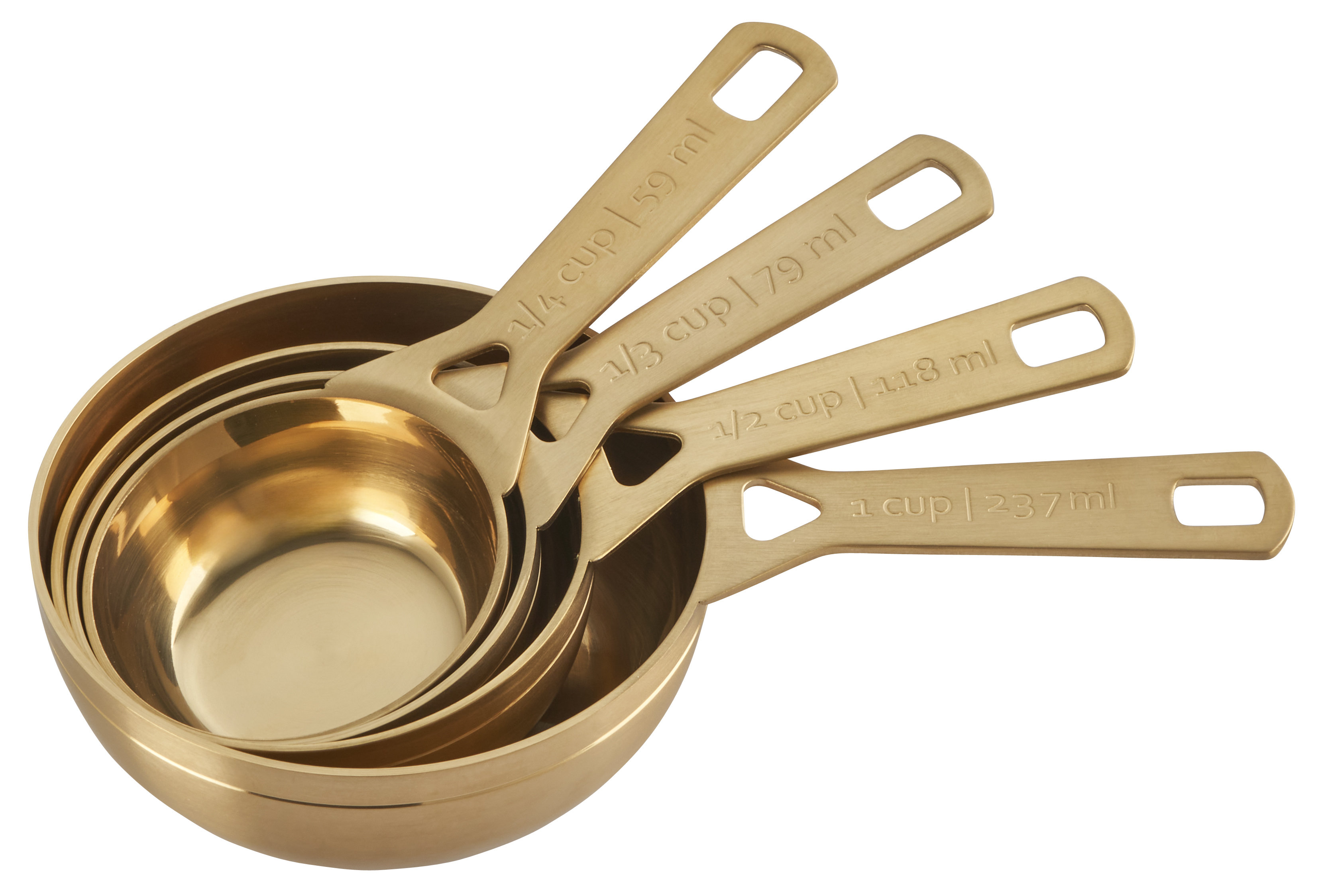 Le Creuset Gold Measuring Cups - Set of 4 | Wayfair