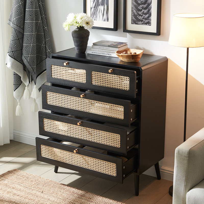 Bay Isle Home™ Alysun 4 - Drawer Dresser & Reviews | Wayfair