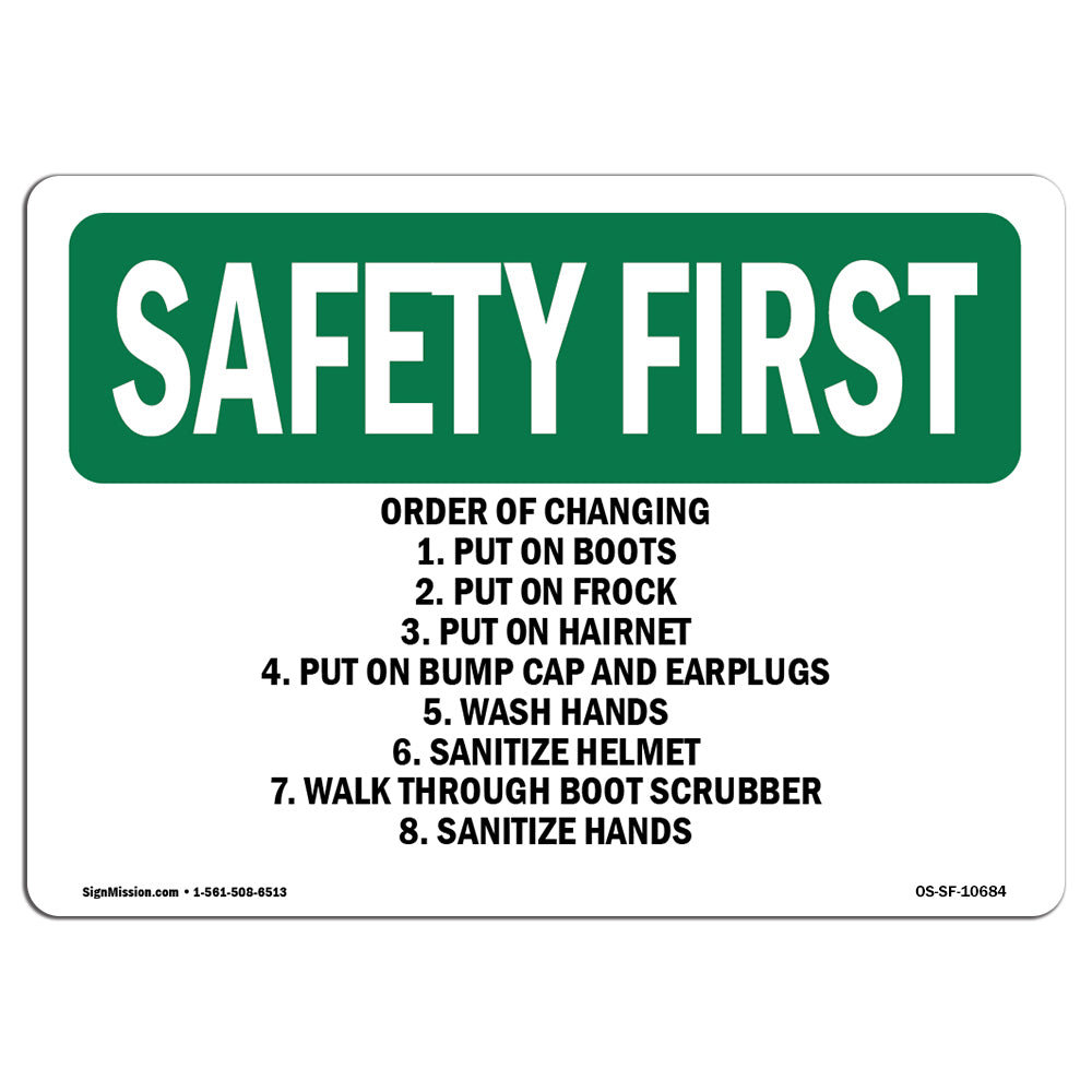 SignMission Safety First Sign | Wayfair