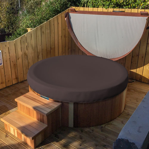 Covers & All HeavyDuty Multipurpose Outdoor Round Hot Tub Cover,UV ...
