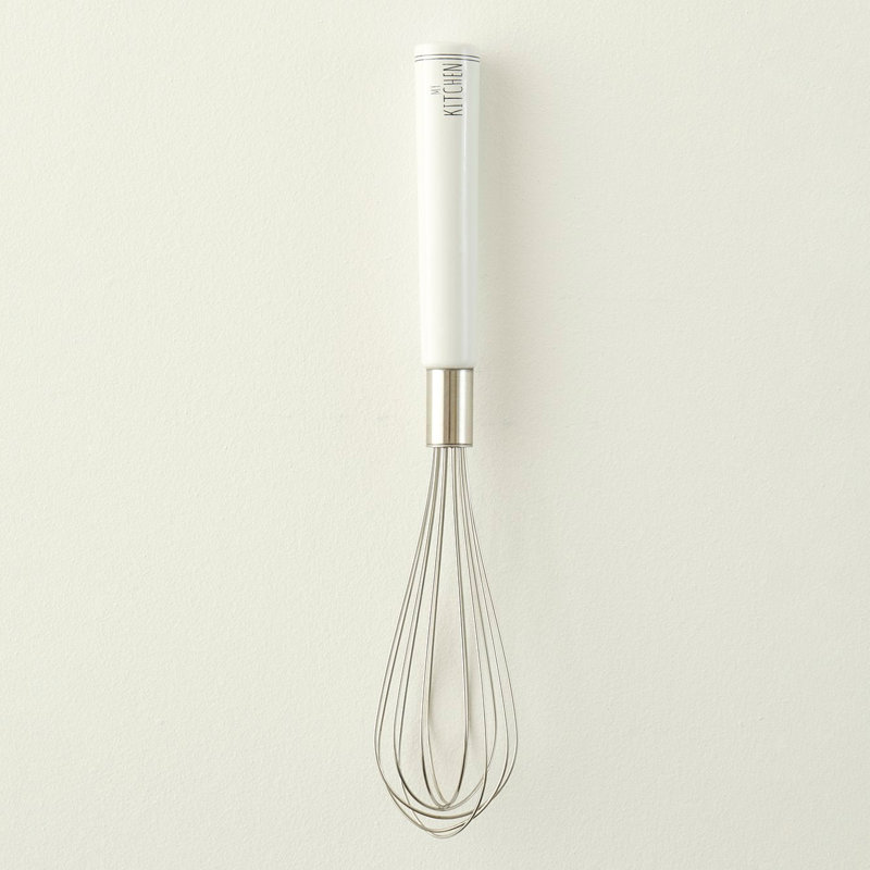 DEPERA HOME My Kitchen Stainless Steel Whisk With Porcelain Handle ...