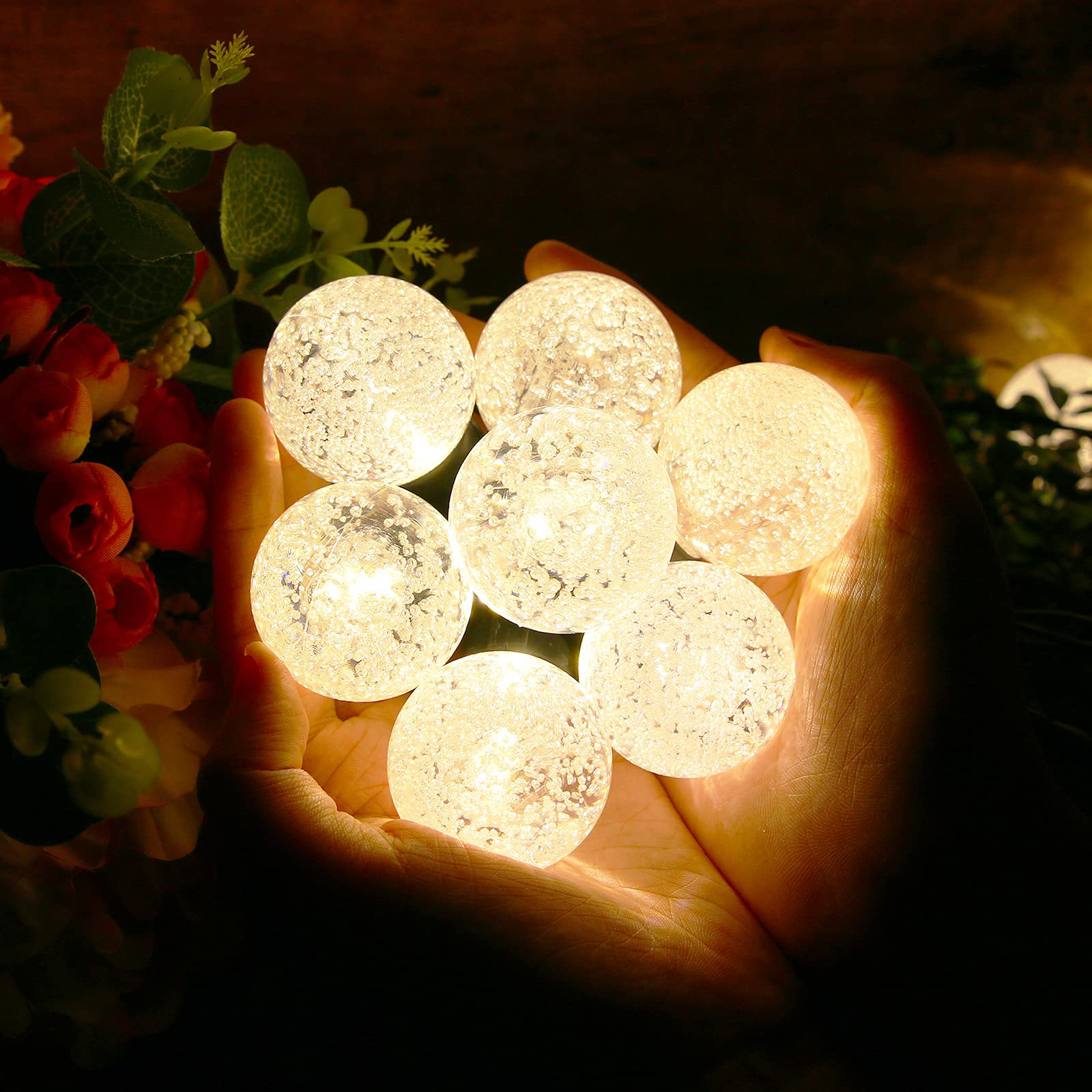 Arlmont & Co. Teneil 20 - Bulb 11.42'' Plug-in LED Globe String Light ...