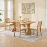 Bay Isle Home™ Farmhouse Rattan Dining Chairs Set Of 2, Mid Century ...