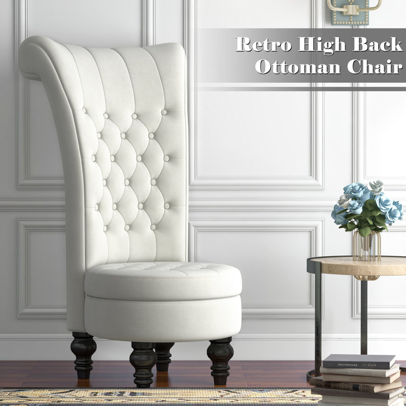 Rosdorf Park Cynai Slipcovered Velvet Wingback Chair & Reviews | Wayfair