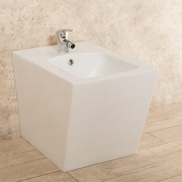 Belfry Bathroom Burban 39.5cm Floor Mounted Bidet | Wayfair.co.uk