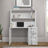 GZTGZMWG Cargo Rectangular Desk with Hutch & Reviews | Wayfair