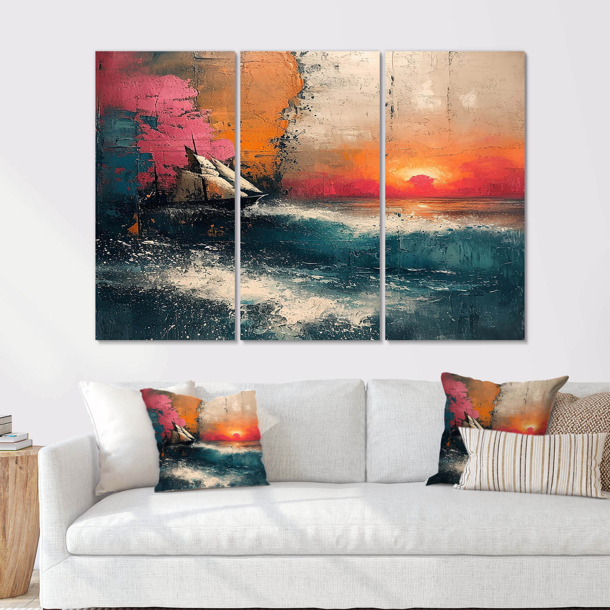 Breakwater Bay Amarni - Beach & Ocean Wall Art Print Set | Wayfair