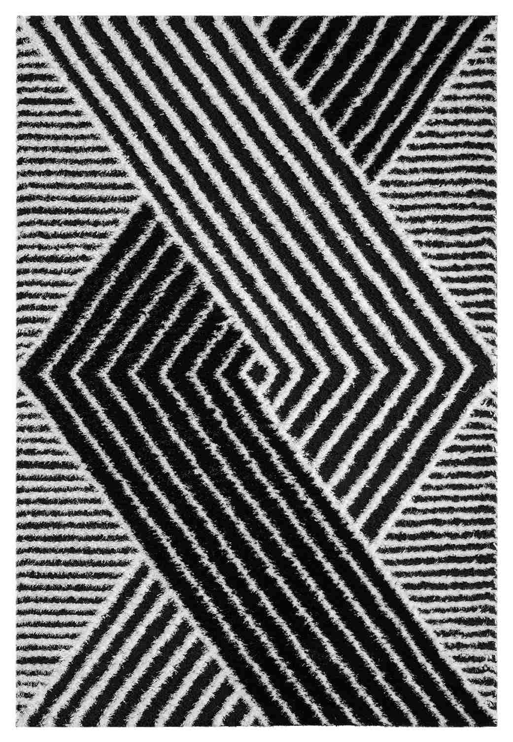 Wrought Studio™ Modern Olexander Abstract Geometric Rug For Living Room ...