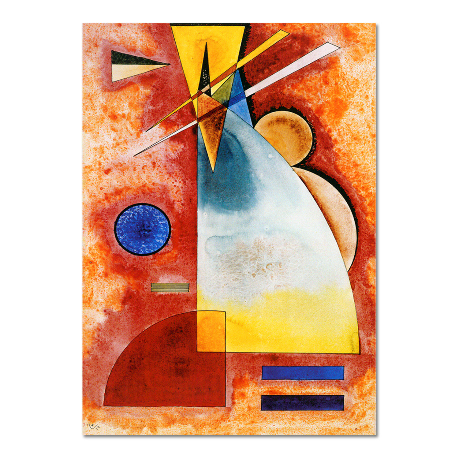 Ivy Bronx L'uno nell'altro by Wassily Kandinsky - Rectangle Painting on ...