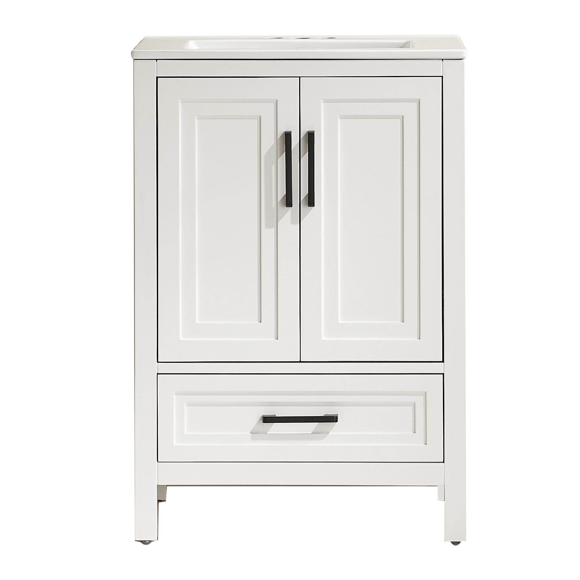 Ebern Designs Assembled Freestanding Single Bathroom Vanity | Wayfair